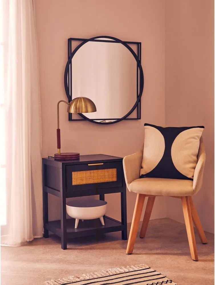 Černý noční stolek Sherman – Premier Housewares