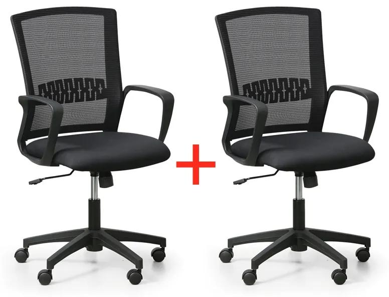 B2B Partner Kancelářská židle ROY 1+1 Zdarma, černá