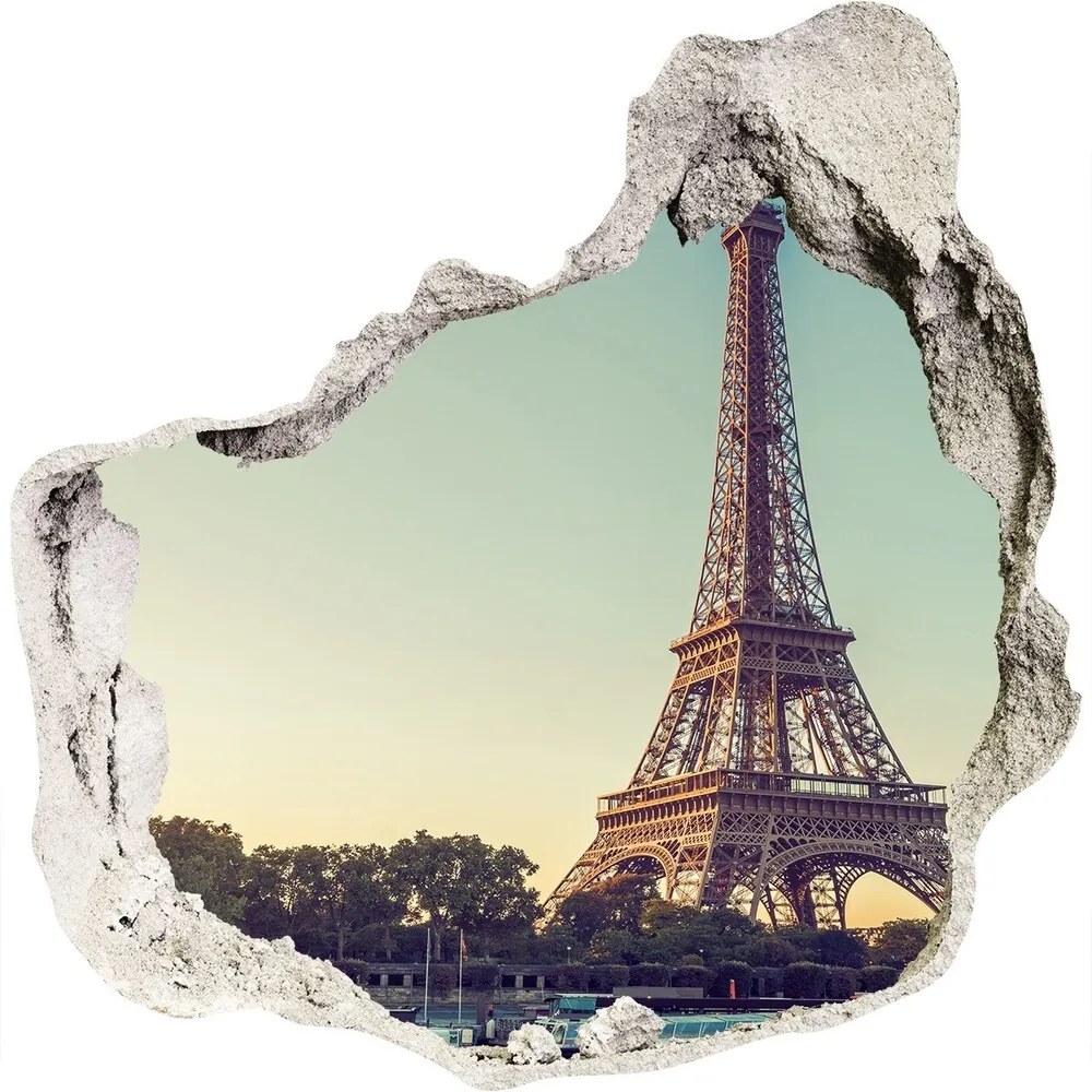 Wallmuralia Nálepka fototapeta 3D na zeď Eiffelova věž Paříž 75x75 cm