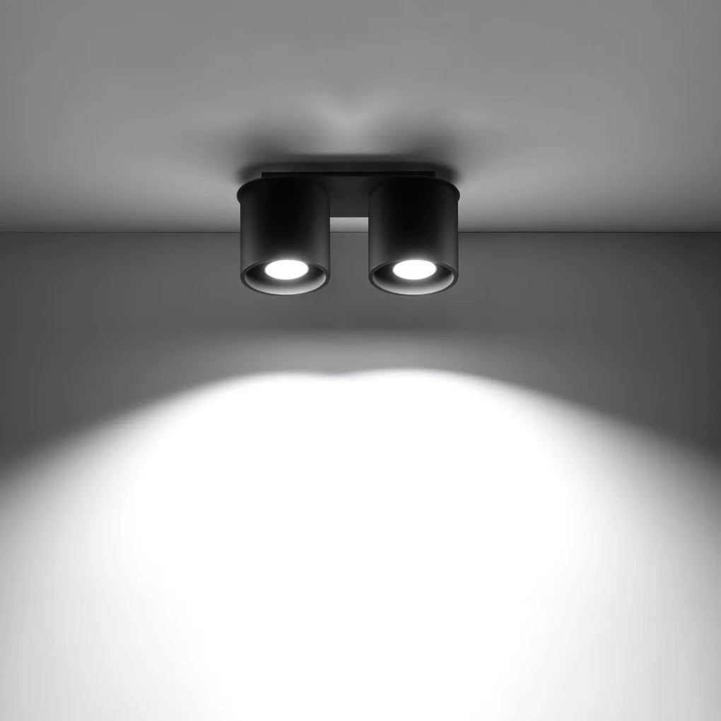 Sollux Lighting Stropní svítidlo ORBIS 2 Černá