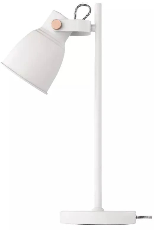 EMOS Bílá stolní lampa pro žárovku E27