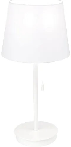 Orion LA 4-1205/1 - Stolní lampa s USB portem LUDWIG 1xE27/40W/230V bílá