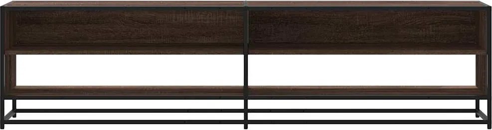 TV skříňka hnědý dub 180,5 x 40 x 46 cm kompozitní dřevo 3300804