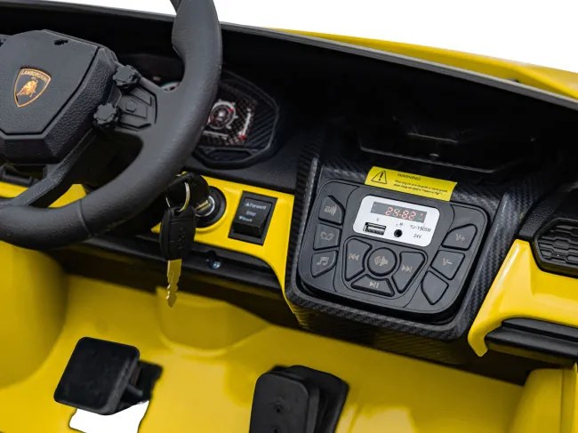 Elektrické autíčko Lamborghini Revuelto XL STRONG žluté