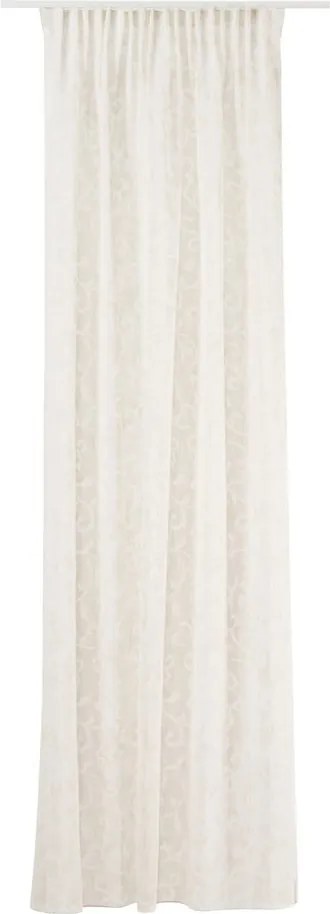 Béžová záclona 140x260 cm Baroque – Mendola Fabrics