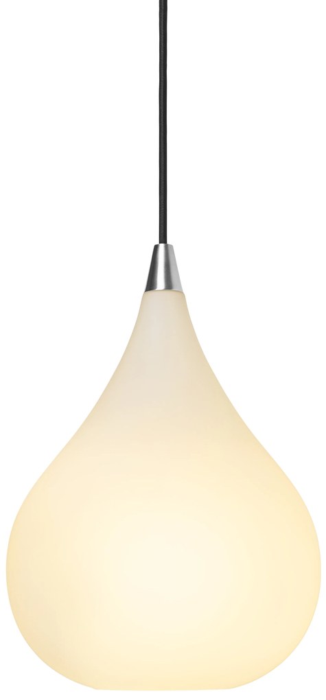 Stropní lampa Drops bílá, stříbrná Rozměry: Ø  23 cm, výška 34 cm