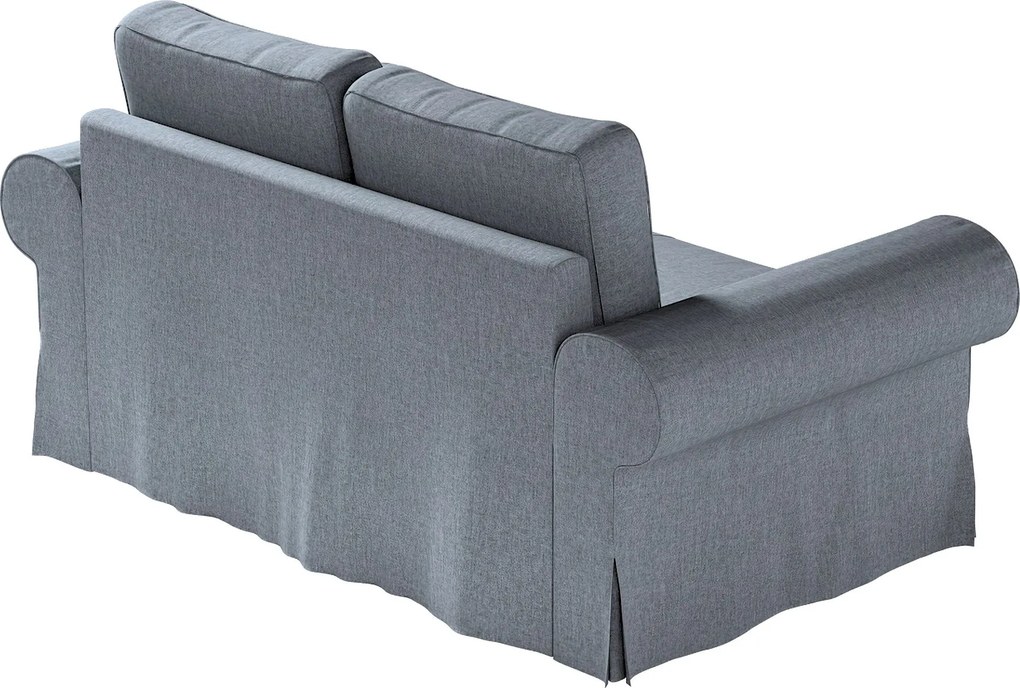 Potah na pohovku IKEA Backabro 2-místná, rozkládací barva šedá látka pletený vzor