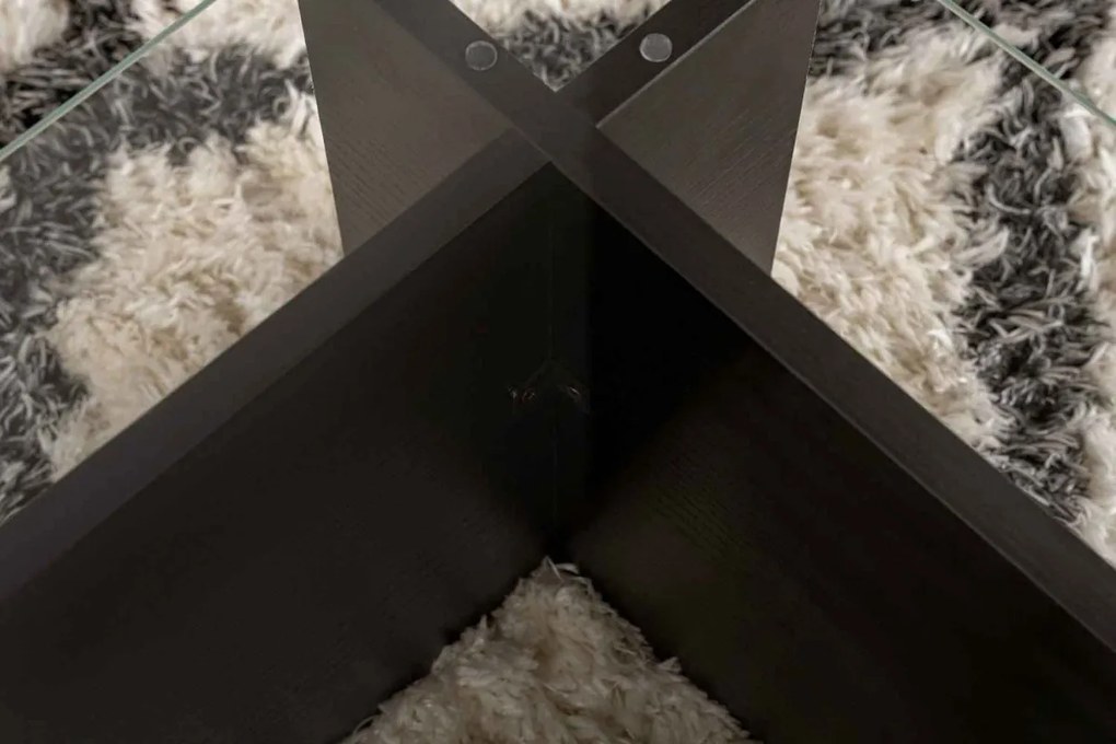 Designový konferenční stolek Rangsey 105 cm černý