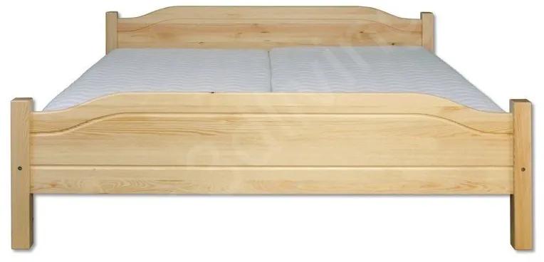 Drewmax Dřevěná postel 120x200 LK101 dub