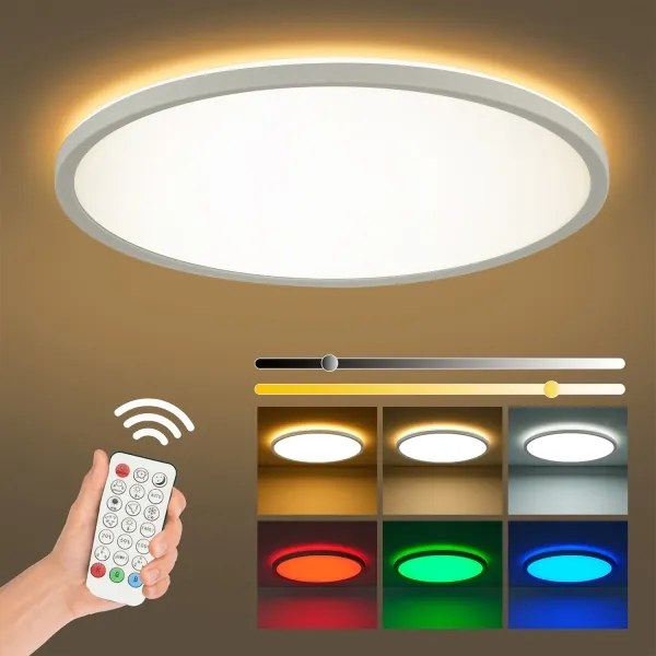 Brilagi - LED RGB Stmívatelné svítidlo ULTRA SLIM LED/18W/230V pr. 30 cm bílá+DO