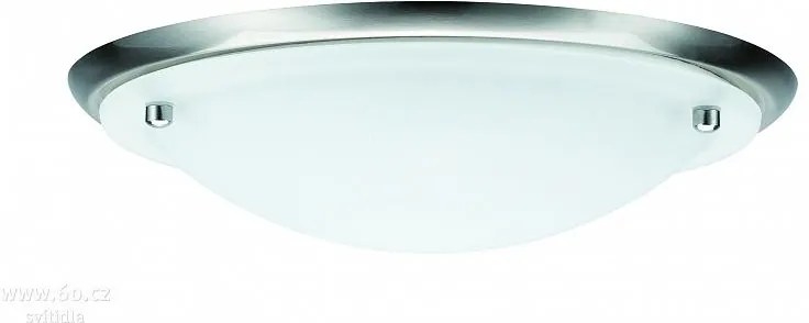 Paulmann 70344 Arctus, stropní koupelnové svítidlo, 1x60W, kartáčovaný kov/bílé sklo, prům. 27,5cm, IP44
