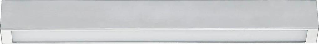 Stropní přisazené osvětlení LED STRAIGHT S, 11W, teplá bílá, 62cm, stříbrné Nowodvorski STRAIGHT S 9613