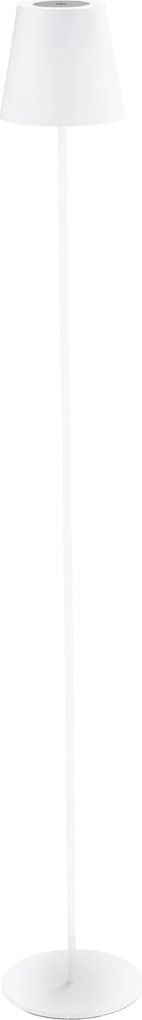 Livarno home Aku stojací LED lampa s USB a dotykovým stmívačem (bílá)