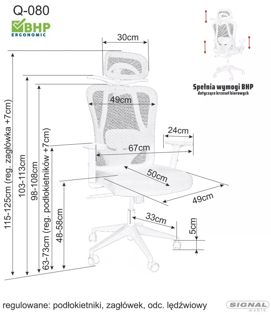 Kancelářská židle Ergofex černá