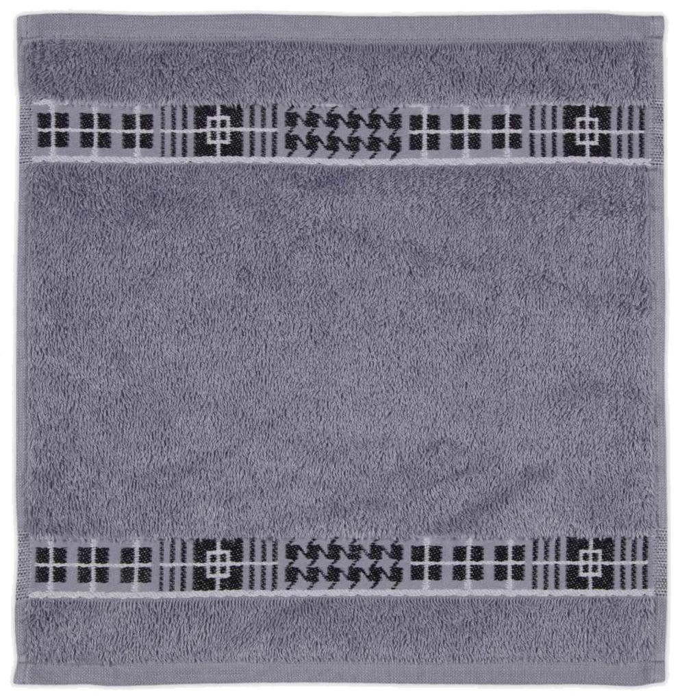 FJORD ručník 30 x 30 cm, šedá