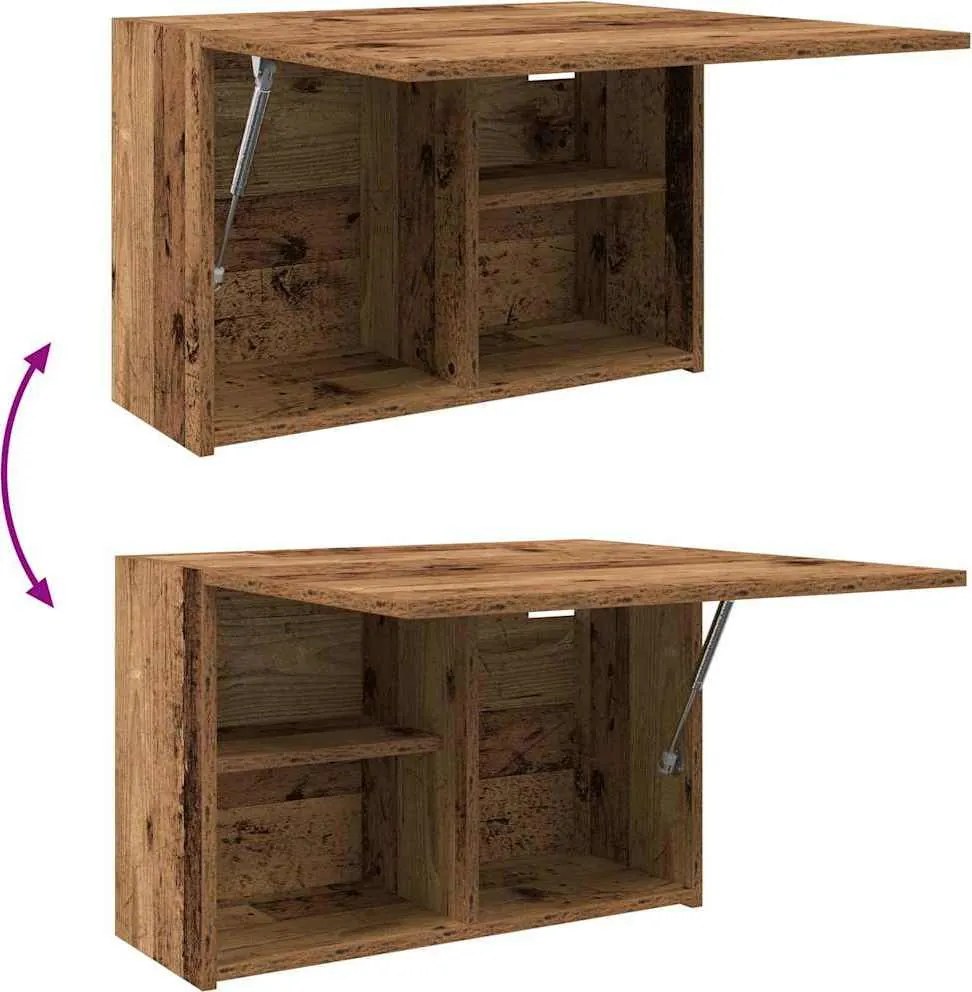 vidaXL Koupelnová nástěnná skříňka 60 x 25 x 40 cm kompozit [860070] Barva: Bílá