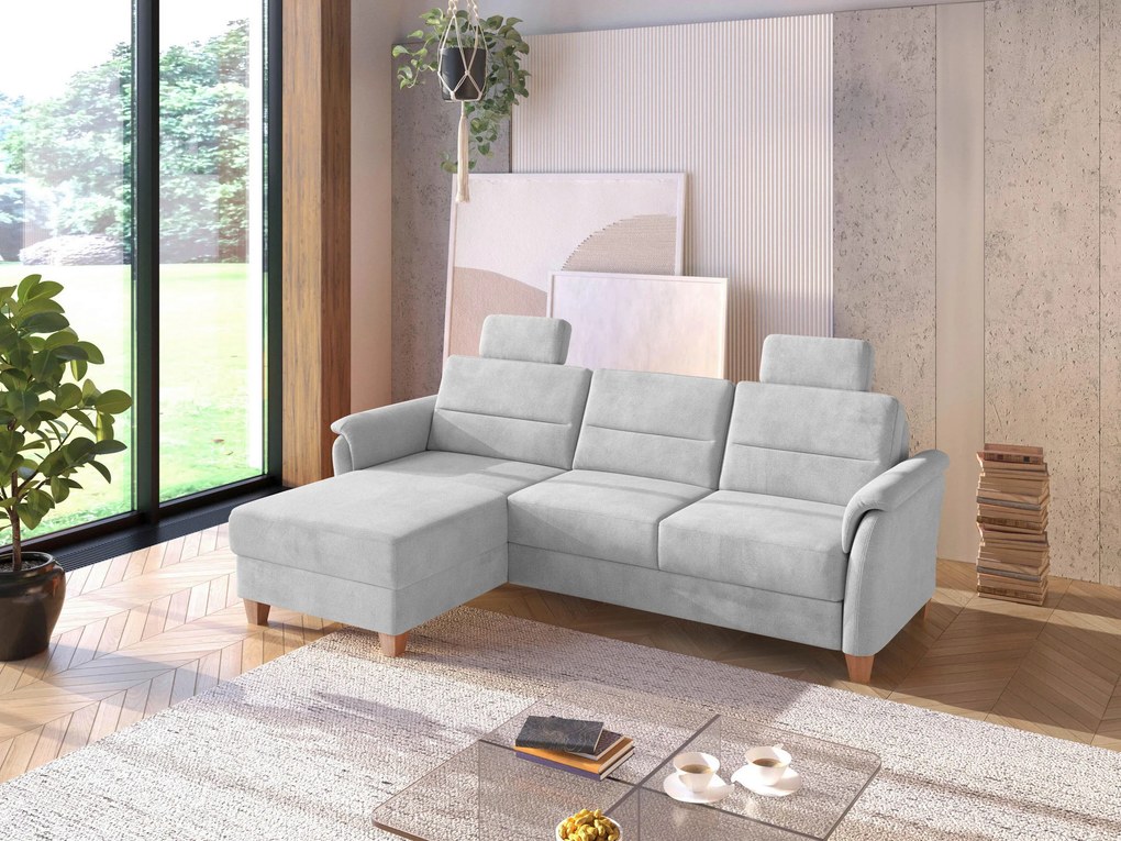XXXLutz ROHOVÁ SEDAČKA, textil, barvy stříbra Sit & More - Sedací soupravy - 000144019720