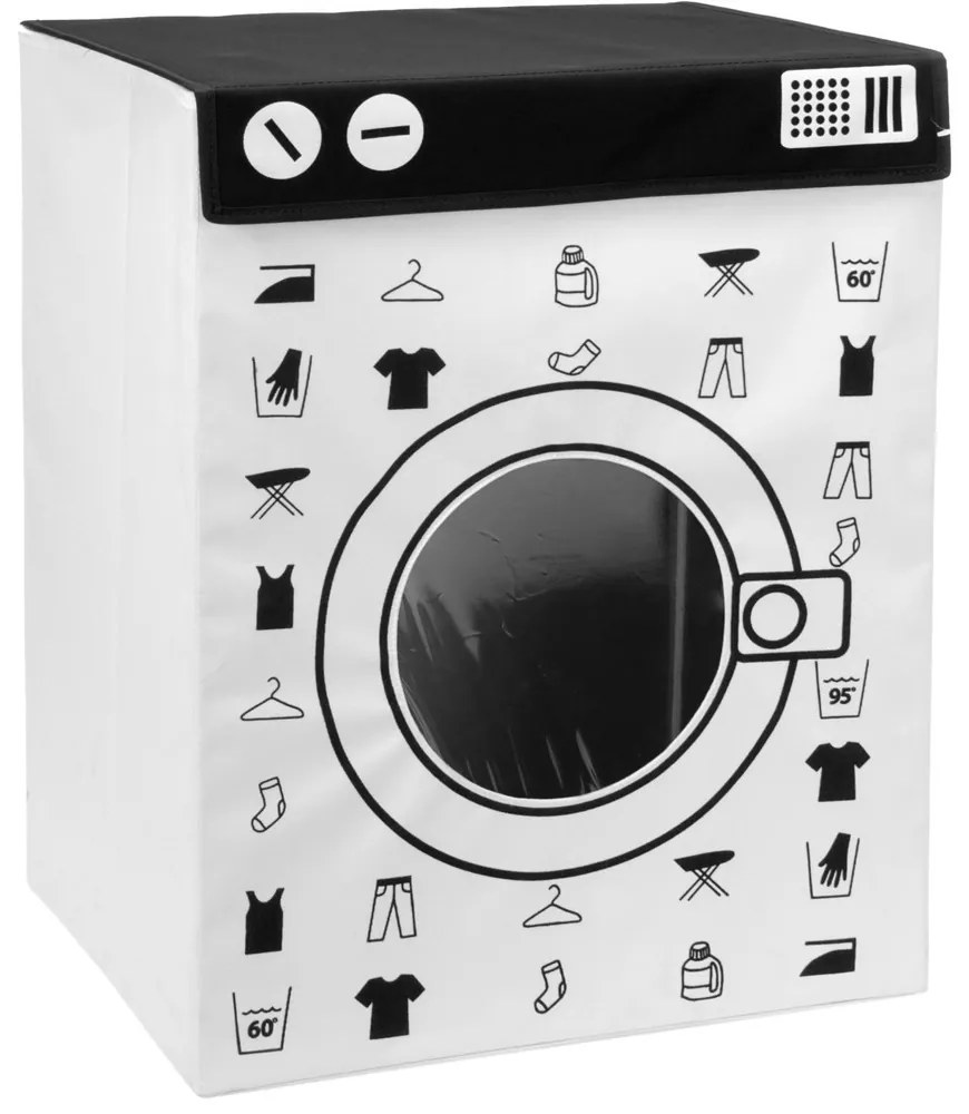 Kontejner na špinavé prádlo WASHING MACHINE, 100 l, XL (8711295516665)