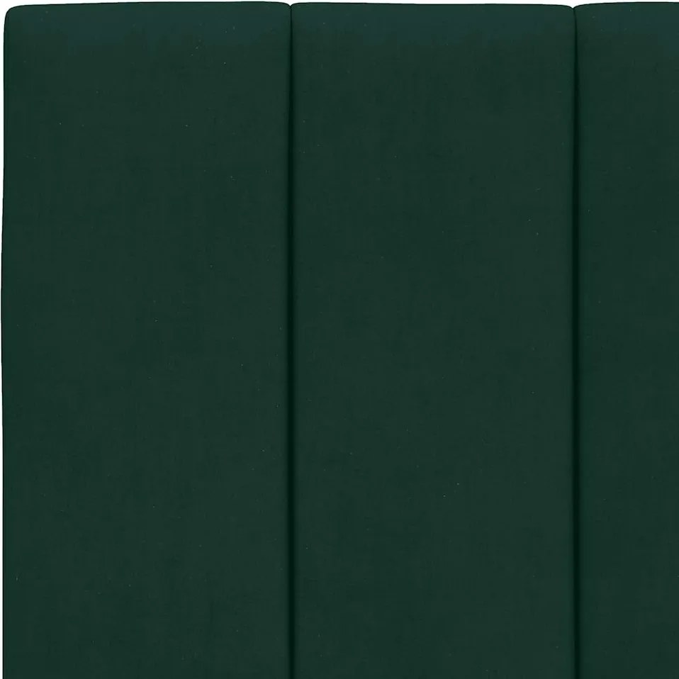 Postel s matrací Hanko tmavě zelená 90 x 200 cm samet 3208577