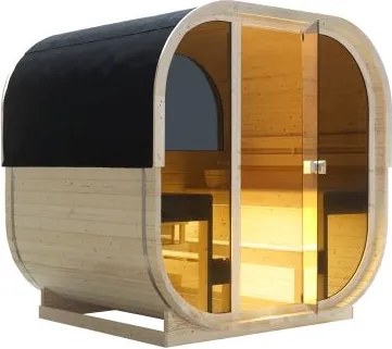 RAKOUSKÝ produkt - Venkovní sauna HANKO pro 6 osob 210 x 180 x 210cm ( F60180 )