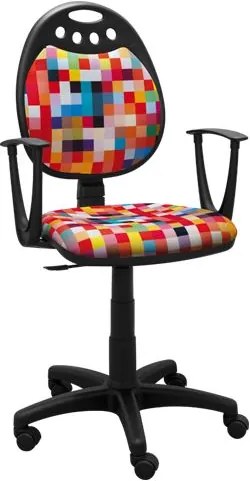 MAXMAX Dětská otočná židle MIA - COLOR