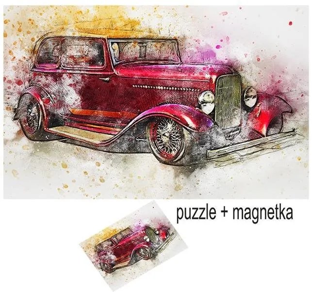 Puzzle wooden puzzle eko - automobilový vetrán - 3