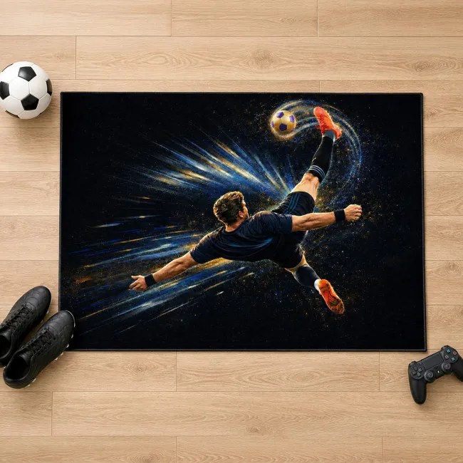 Protiskluzový herní koberec Football