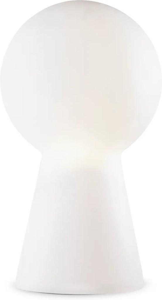 Stolní lampa Ideal lux 000275 Birillo TL1 BIG BIANCO 1xE27 60W Lampy a lampičky na noční stolek