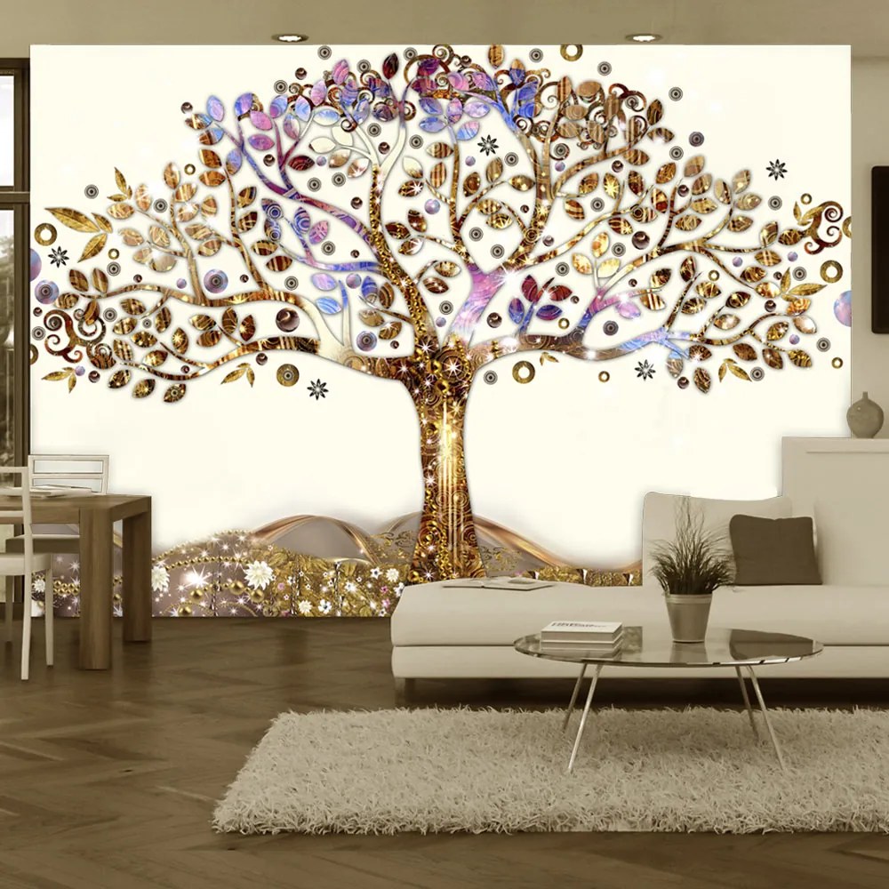 Fototapeta Bimago - Golden Tree + lepidlo zdarma 300x210 cm