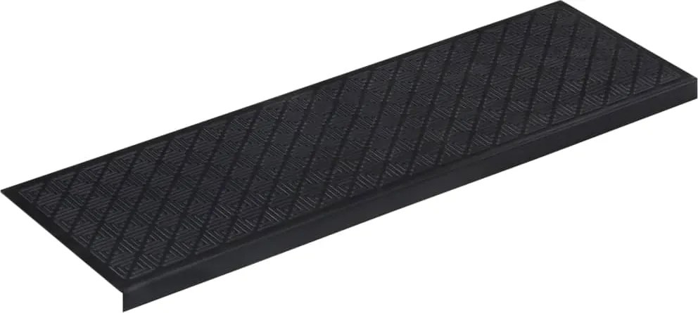 Nášlapy na schody 5 ks 25 x 75 cm guma 155642