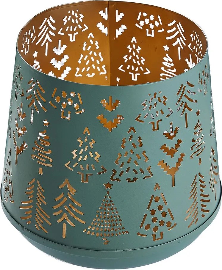 MOUNTAIN LODGE Lucerna 18 cm - zelená