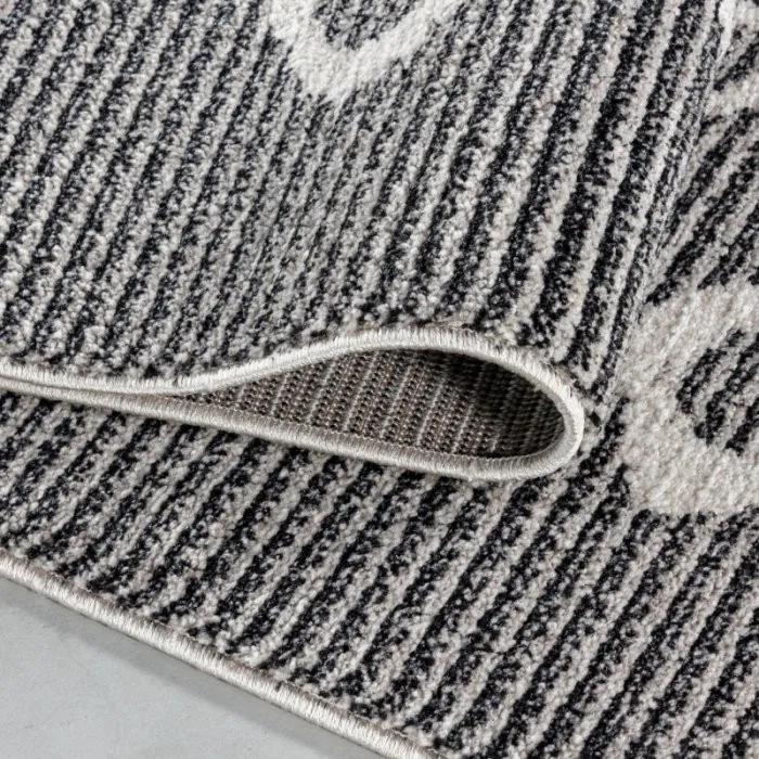 Vopi | Kusový koberec Taznaxt 5104 black - 160 x 230 cm