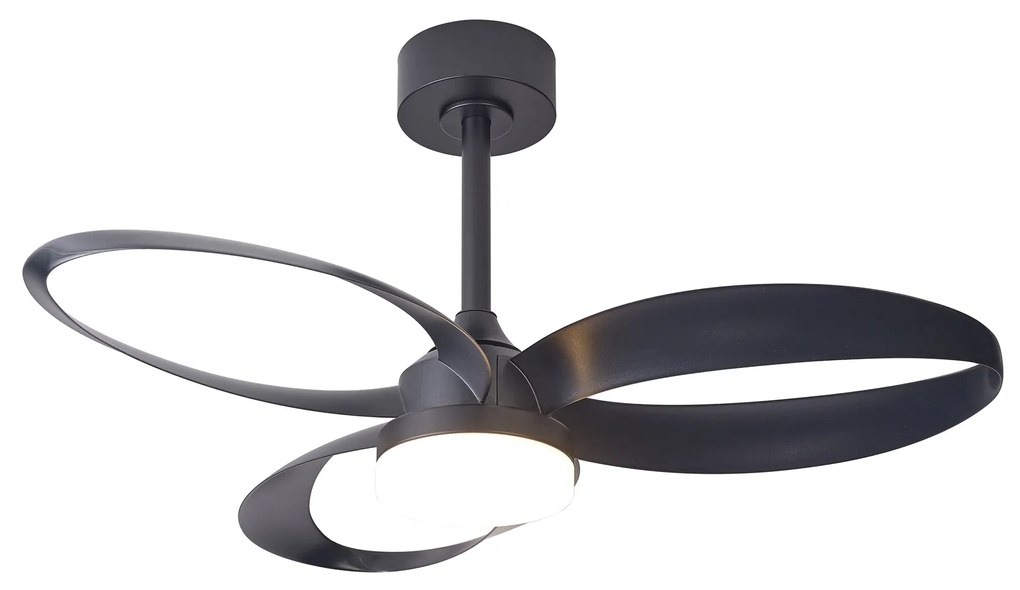 Mantra 8701 Infinity, ventilátor se svítidlem a dálk. ovladačem, LED 24W 2700-5000K, černá, průměr 92,5cm