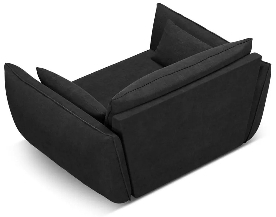 Tmavě šedé křeslo Vanda – Mazzini Sofas