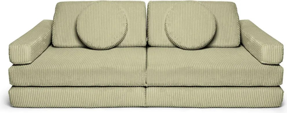 Velký multifunkční skládací bunkr z manšestru SOFA PURE Zvolte barvu: Hnědá