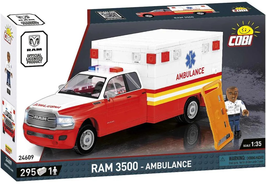 Cobi 24609 ram 3500 sanitka americký automobil 1:35