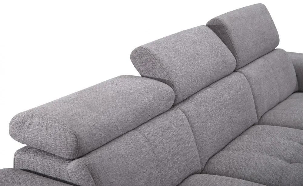 Rohová sedací souprava BRISEL - šedá