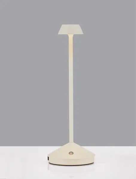 Venkovní stolní lampa Lumo bílá