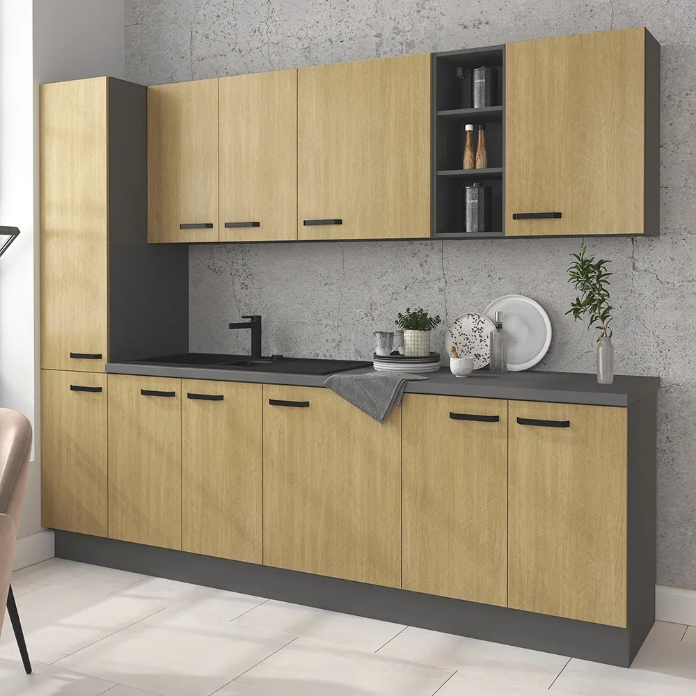 SCANDI sc | kuchyňský sokl | 100 cm | výška 15 cm | šedá antracit