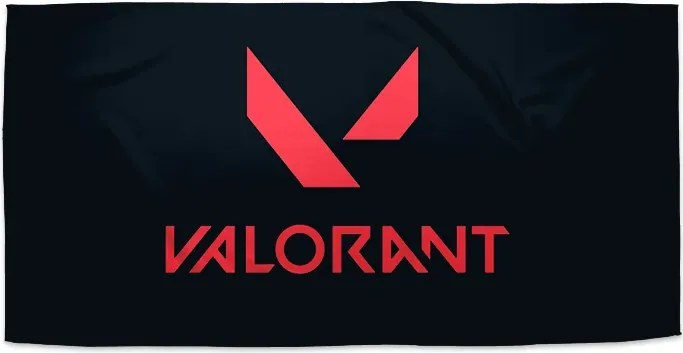 Sablio Ručník VALORANT Black - 30x50 cm