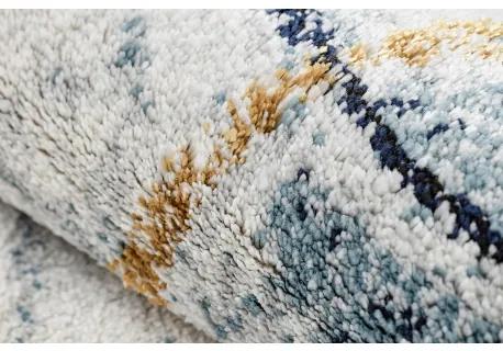 Dywany Luszczow Kusový koberec EMERALD EXCLUSIVE A0087 kruhy modrý / zlato Rozměr koberce: 120 x 170 cm