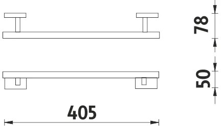 Nimco Držák na ručníky, 41 cm KEIRA - KE 22035-26