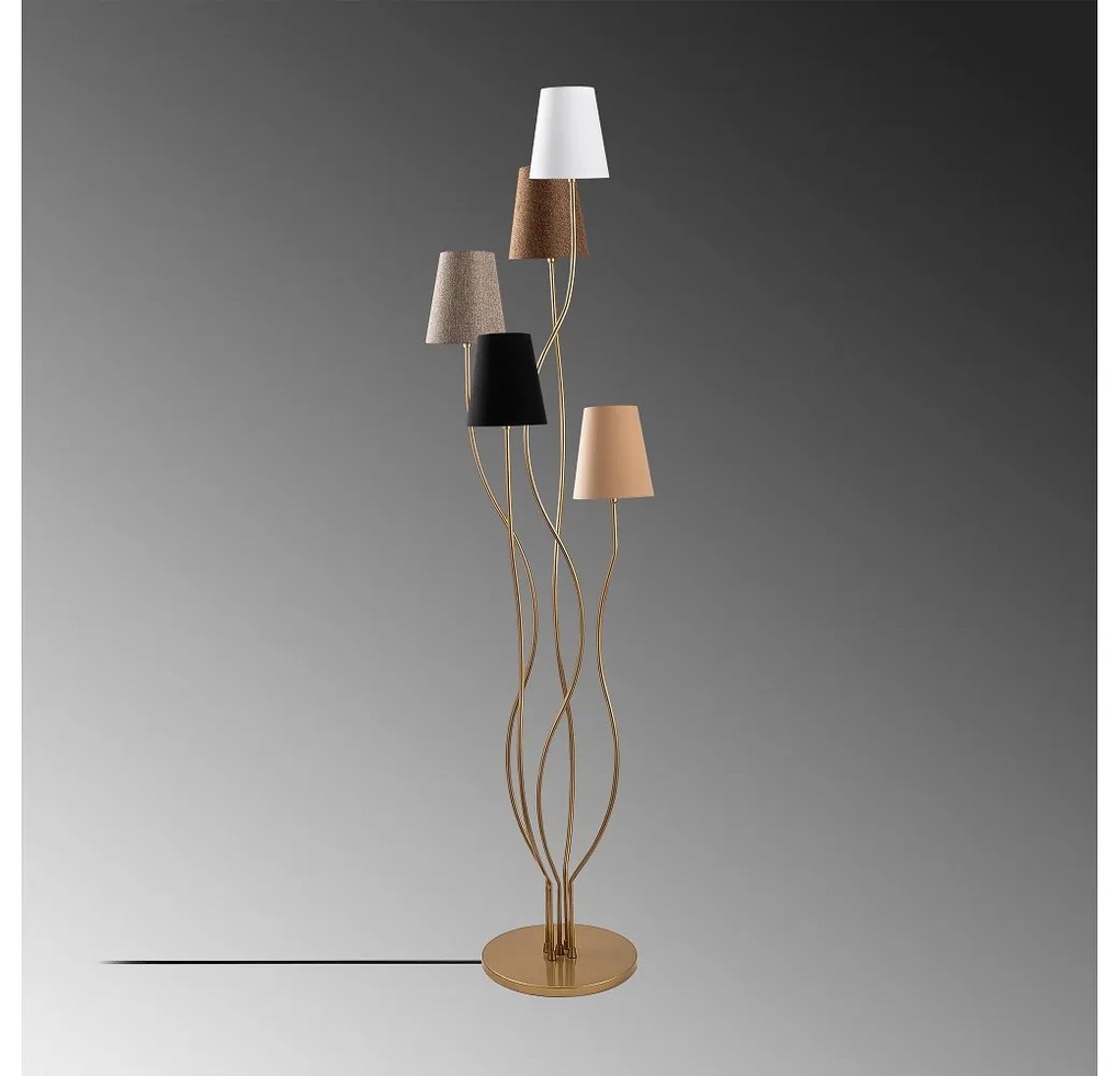 Designová stojanová lampa Daneil II 160 cm vícebarevná