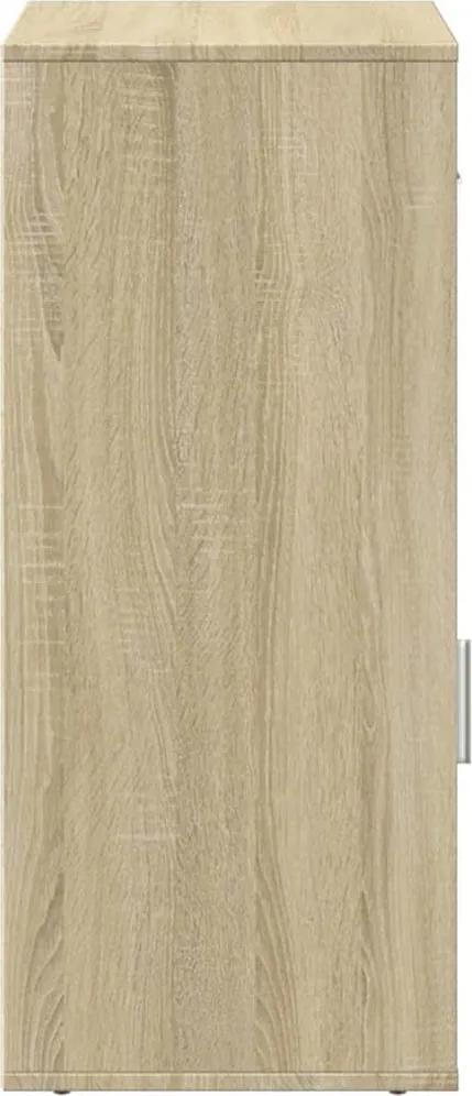 vidaXL Úložná skříňka 56,5 x 39 x 90 cm kompozitní dřevo [840711] Barva: hnědý dub
