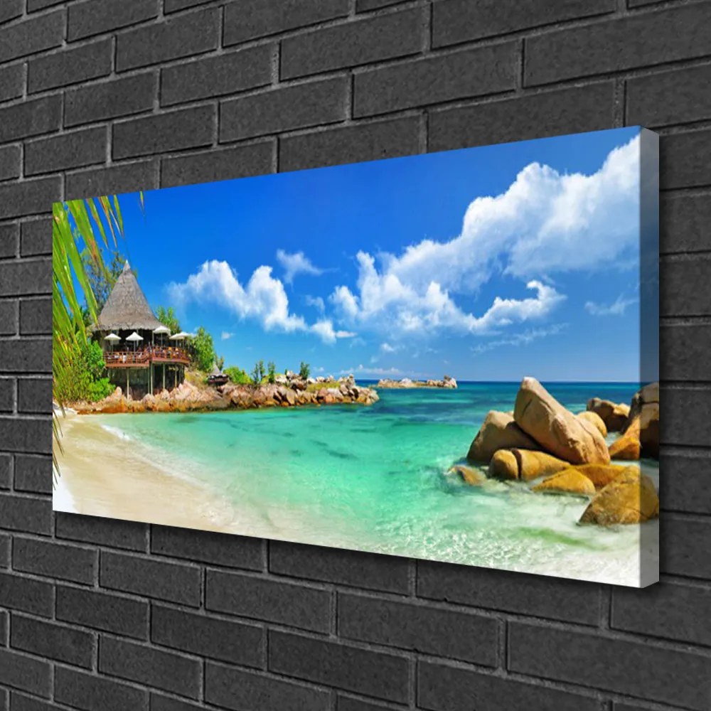 Obraz na plátně Pláž Moře Krajina 120x60 cm