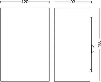 PH 17464/30/P7 HUE Resonate SVÍTIDLO VENKOVNÍ NÁSTĚNNÉ LED RGBW 2x8W 1200lm 2000-6500K IP44, černá - PHILIPS HUE (915005842901)