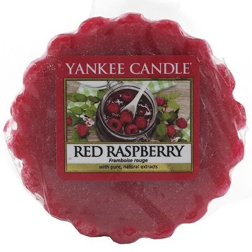 Yankee Candle Vosk do aromalampy Yankee Candle - Red Raspberry, červená barva, růžová barva, vosk