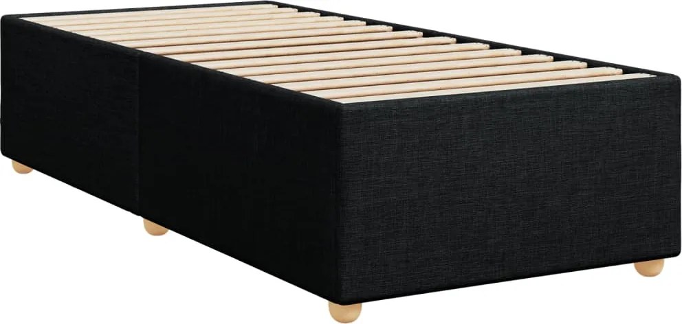 Rám postele bez matrací černá 90x200 cm textil 3284703