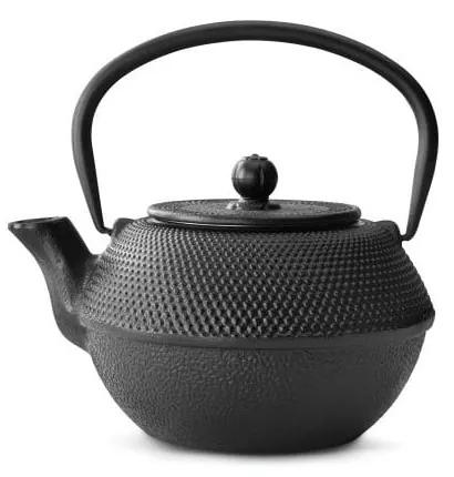 Černá litinová konvice se sítkem na sypaný čaj Bredemeijer Jang, 1,2 l