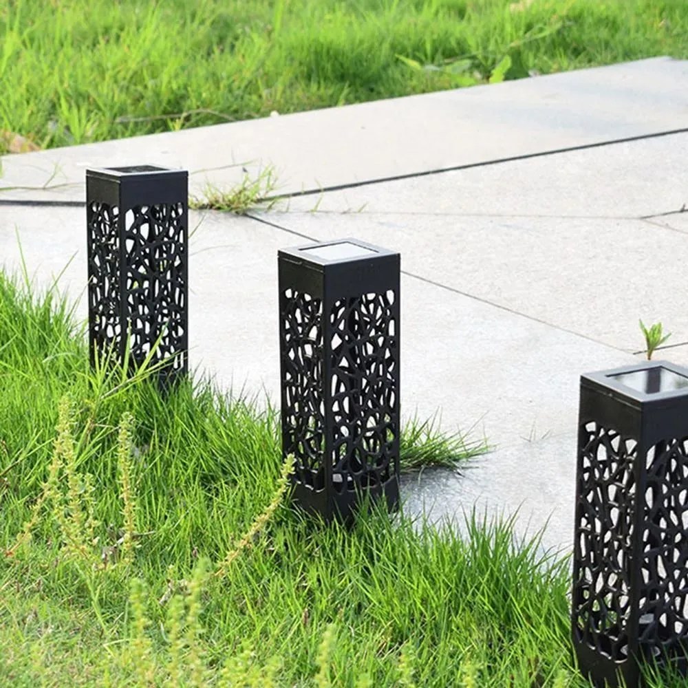 4L Zahradní solární osvětlení s ornamenty